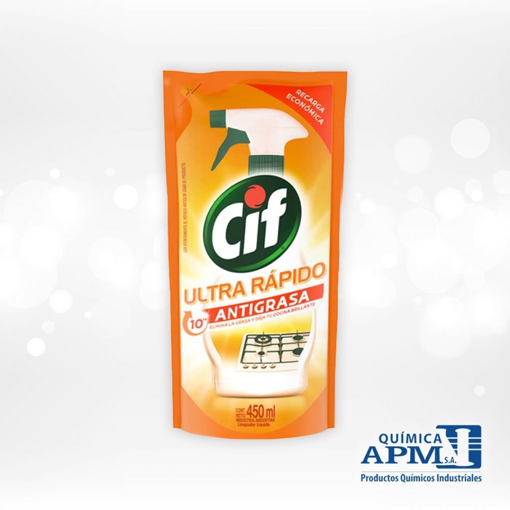 CIF ANTIGRASA DOY PACK X 450 ML - Química APM