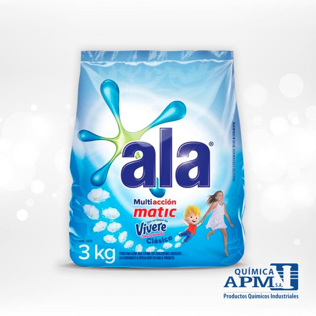 ALA MATIC JABON EN POLVO C/VIVERE X 3 KGS - Química APM