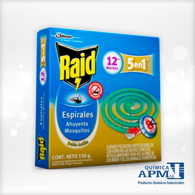 RAID ESPIRALES DOBLE ACCION X 12U - Química APM