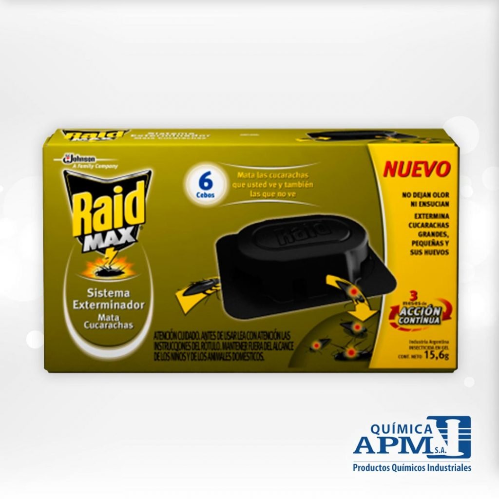 RAID CEBOS MAX X 6 U. - Química APM