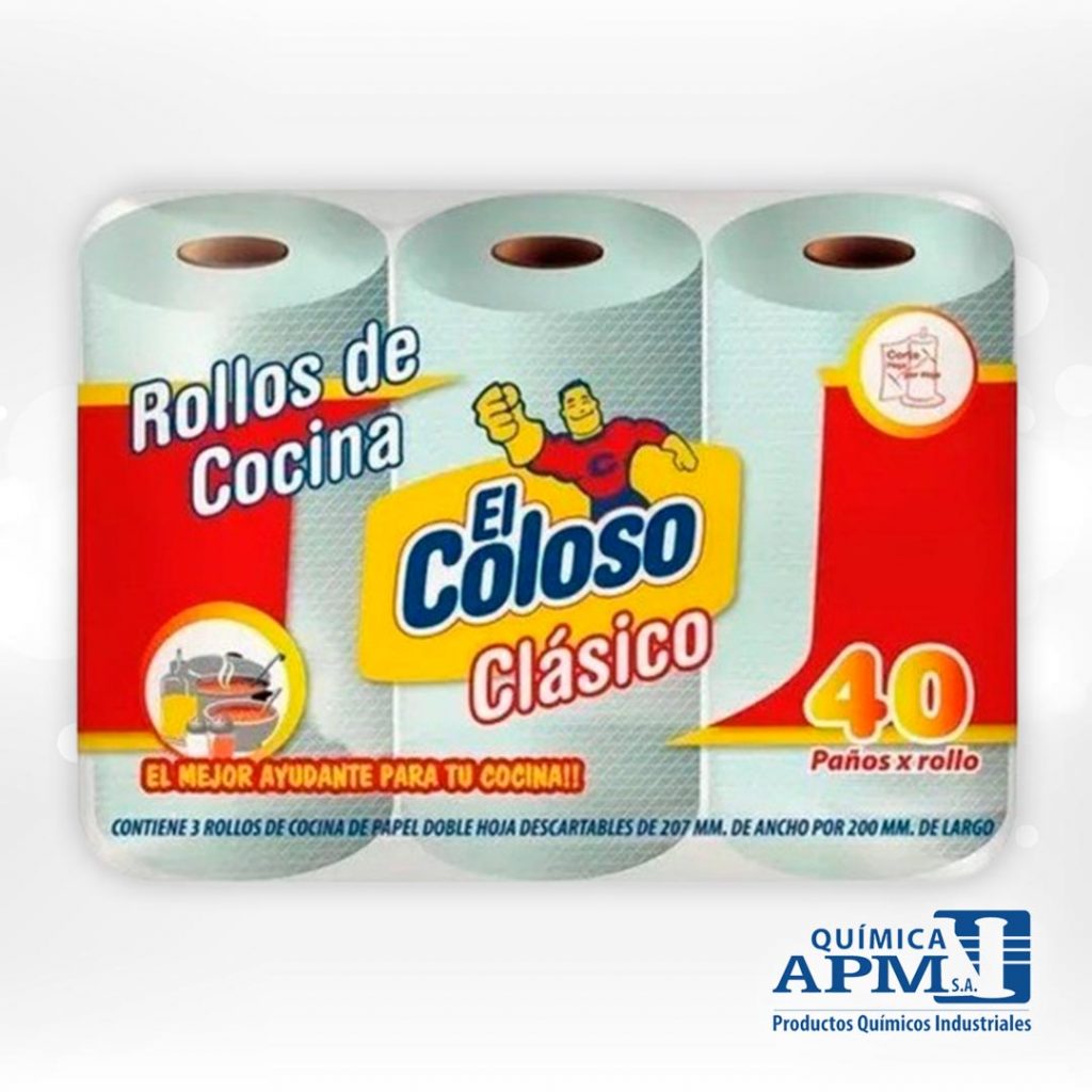 EL COLOSO PC CLASICO X 3 ROLLOS - Química APM